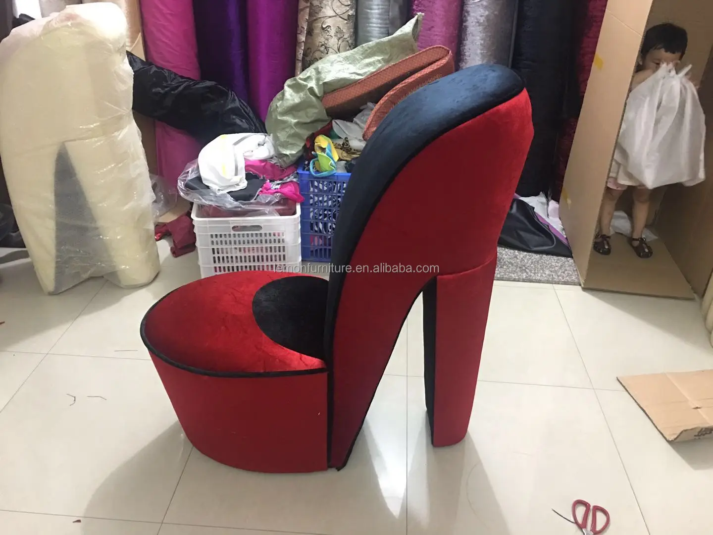 Modern Creative High Heel Shoe Lounge Chair for Home, Office, and ...