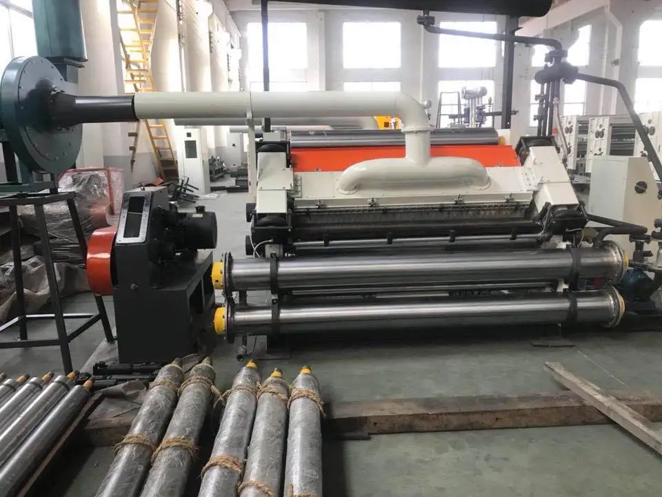 HRB Single Facer Machine - Efficient Corrugated Cardboard Production