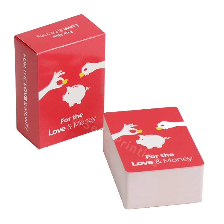 Full Color Cheap Custom Card Game Create Tuck Boxes Packaging Card ...