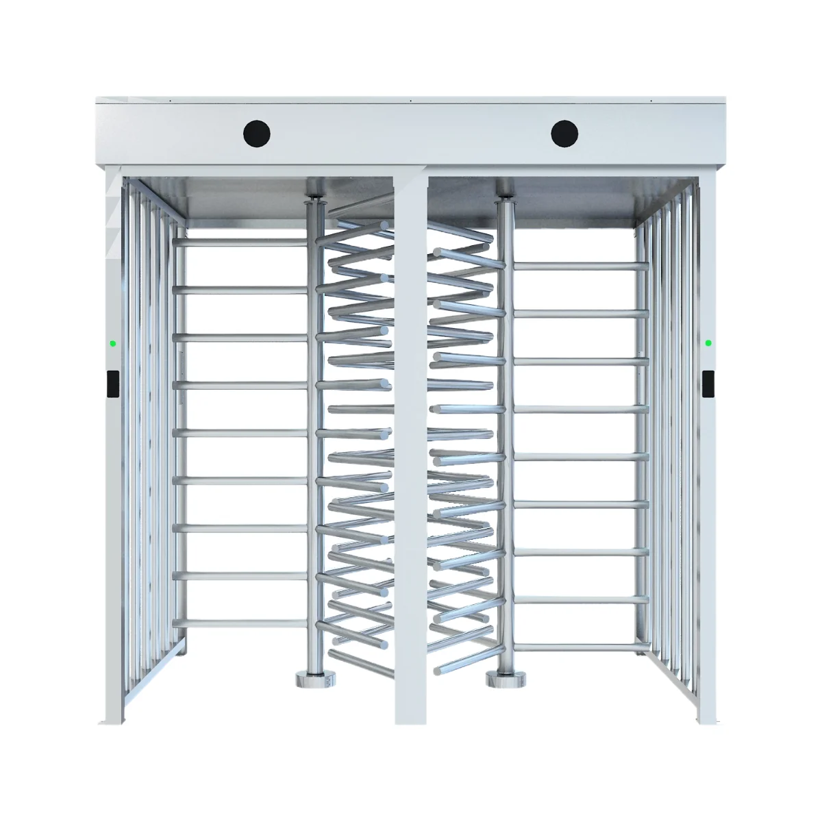 Turnstile Revolving Id Card Access Control System Full Height Double ...