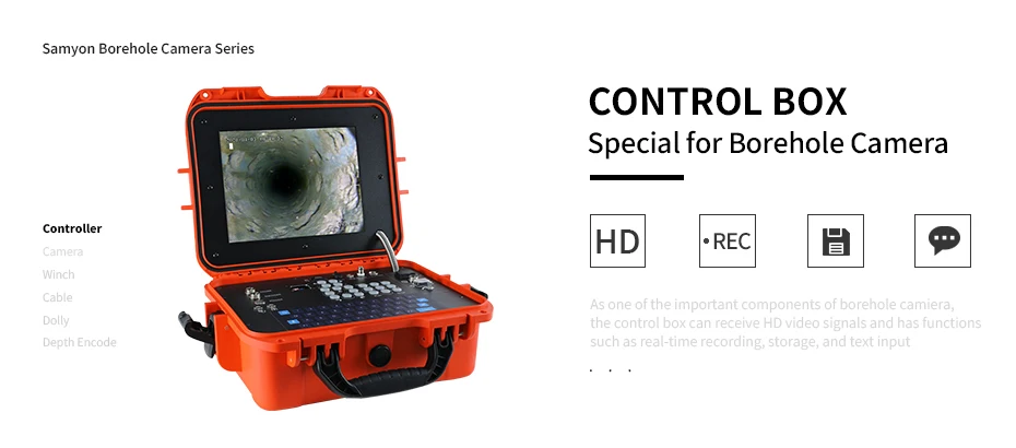 Pan Tilt Pipe Inspection Ptz Well Camera Underwater Deep Cctv 360 ...