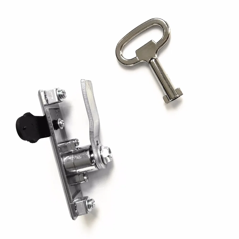 Ms508 Push Button Flat Lever Door Latch Lock Electric Trigger Flush ...