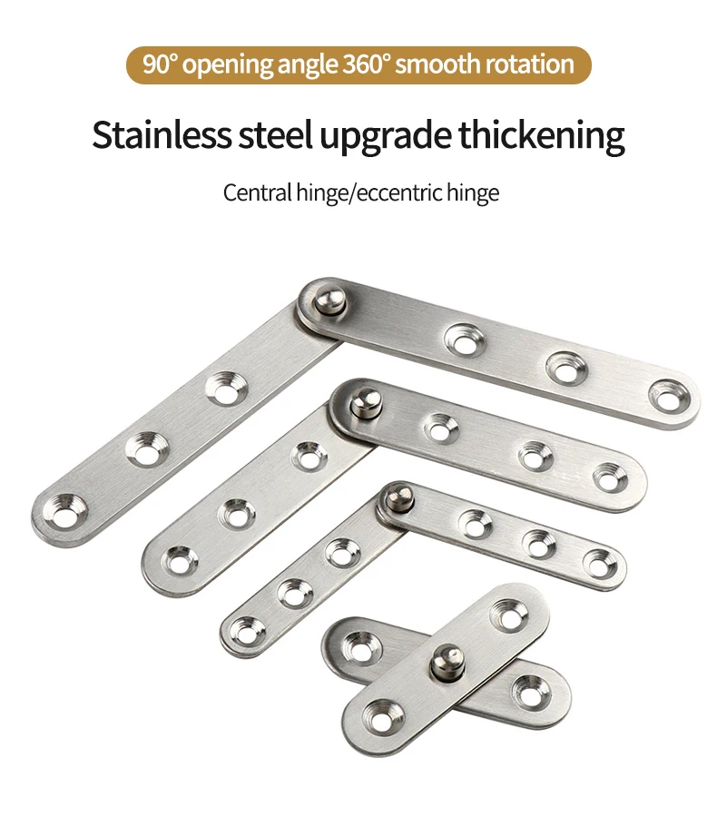 360 Degree Folding Hinge Stainless Steel Furniture Cabinet Door Pivot ...