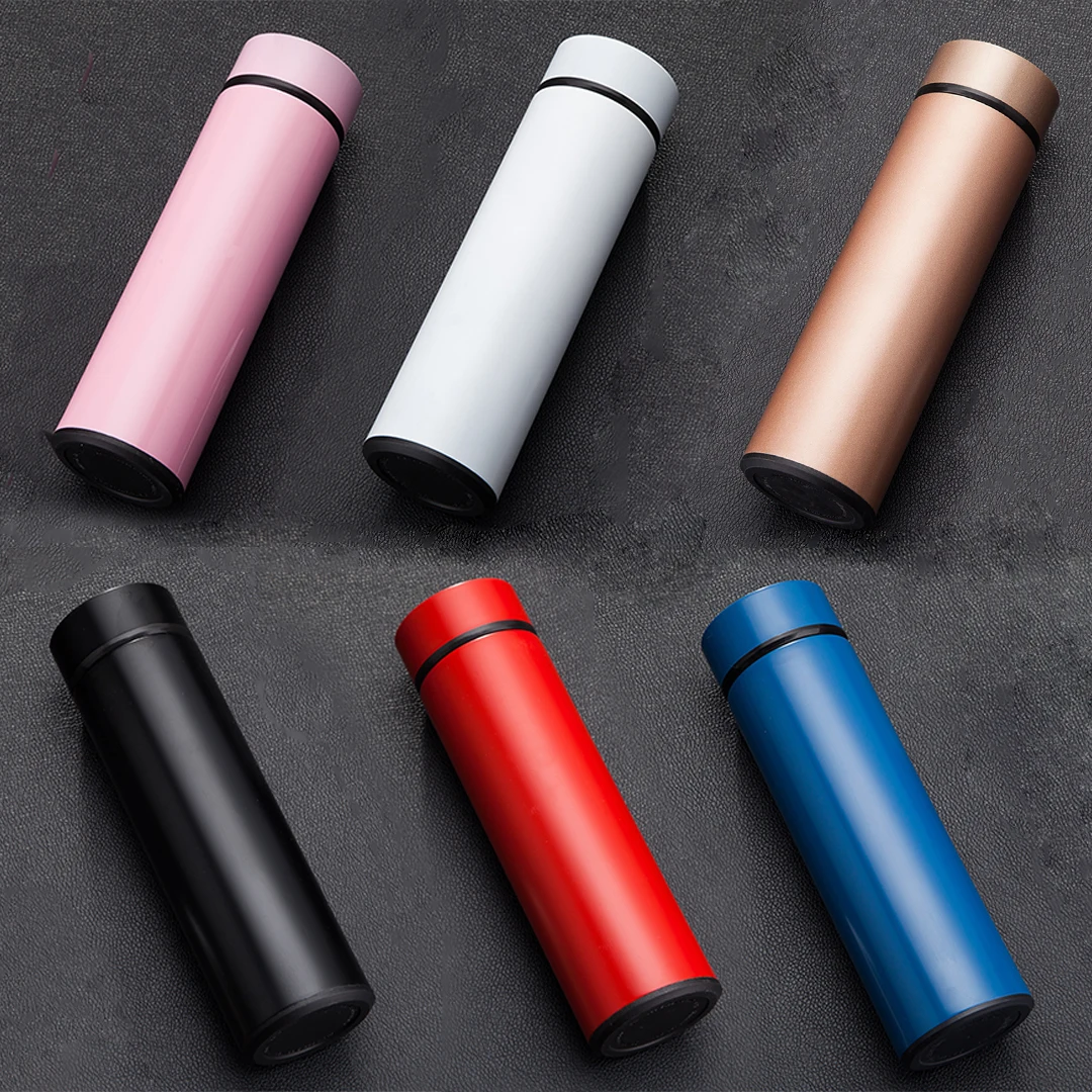 Custom Stainless Steel 500ml Vacuum Flasks with LED