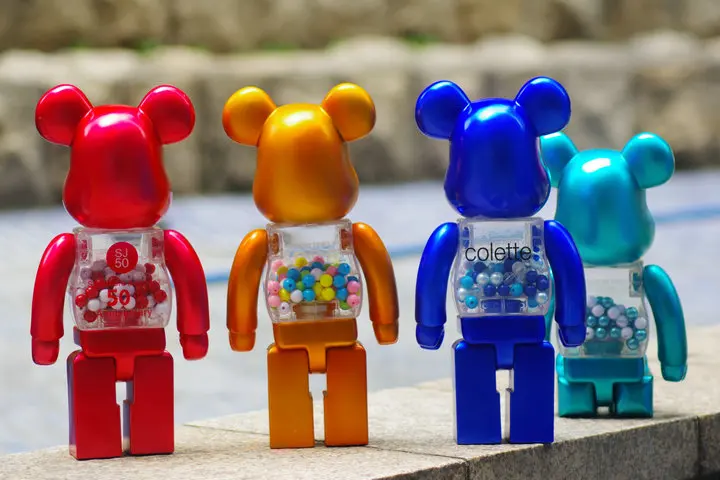 Bearbrick 400% Violence Bear Figures My First Baby Pink Kwas Bears ...