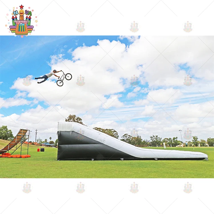 Customized Size Outdoor Air Inflatable Bike Free Style Ski Stunt Bag ...