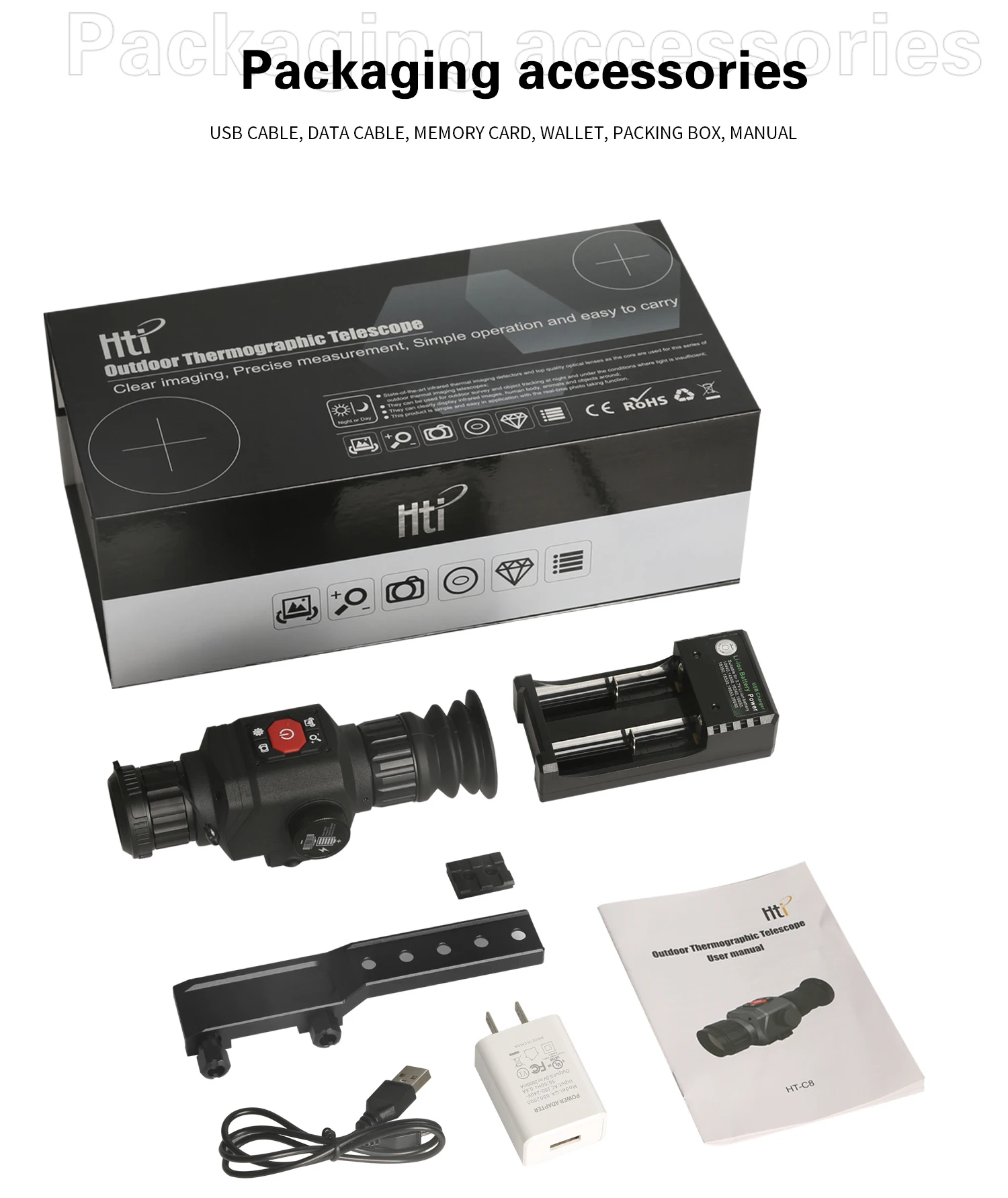 Hti Ir Infrared Thermal Video Camera Night Scope With Hunting Thermal ...