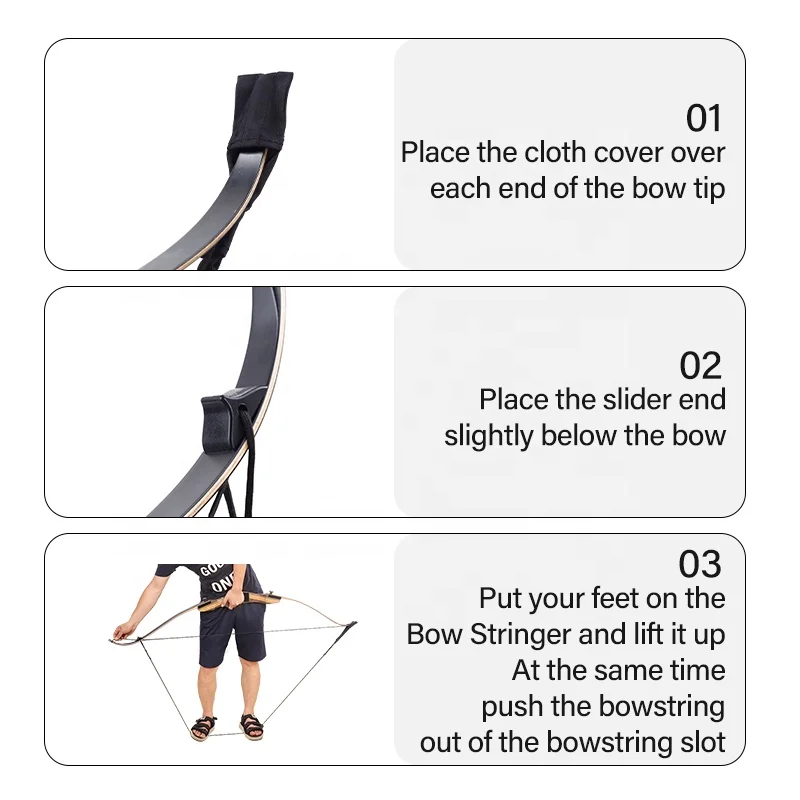 Archery Bow Stringer - Traditional Recurve Hunting Bows
