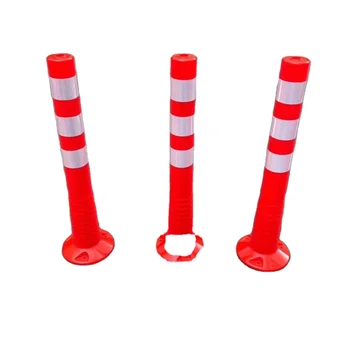 Traffic Signs Spring Delineator Elastic Pole T-flex Flexible Parking ...