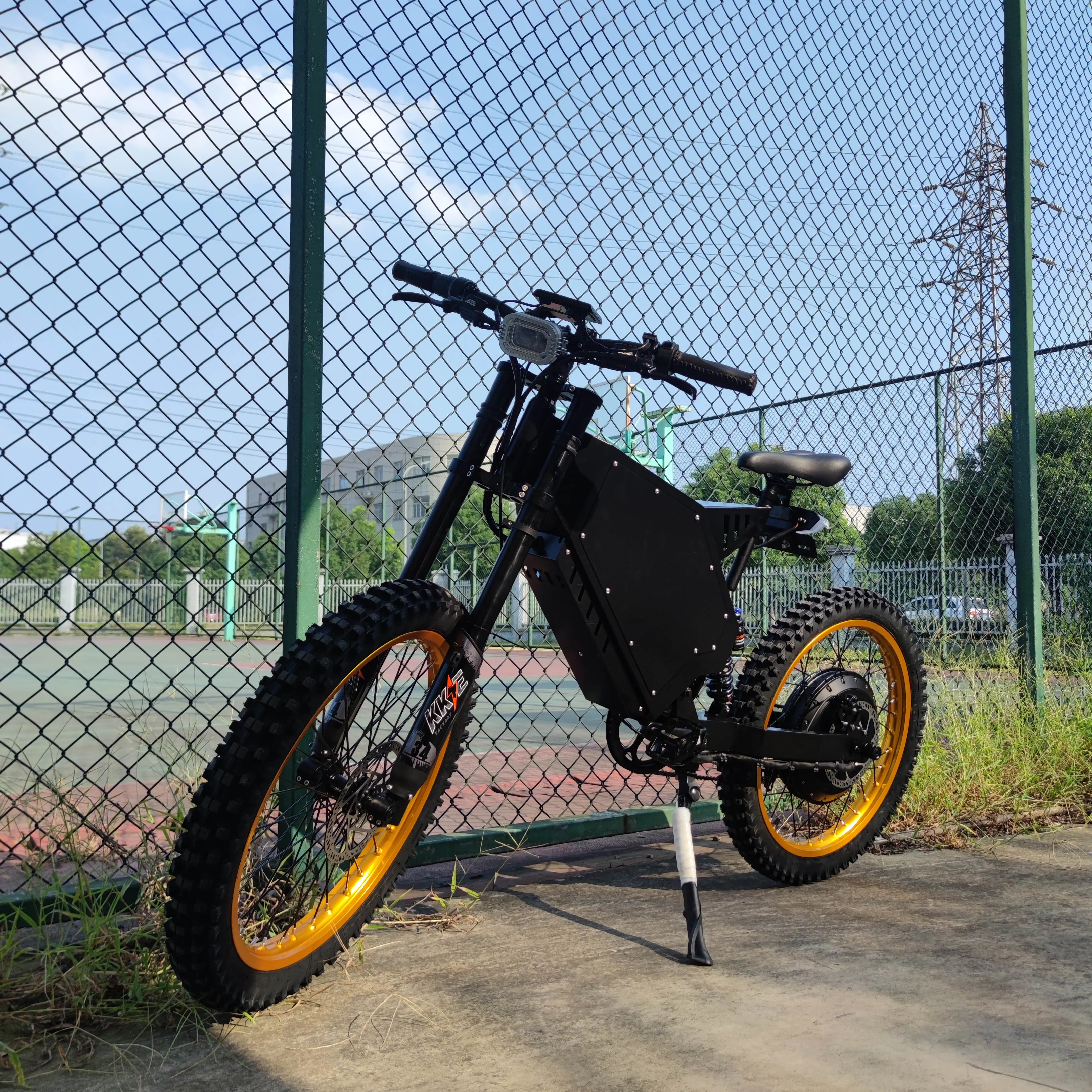 19/21inch Super Speed Stealth Bomber 72v 8000w Electric Bike With High ...