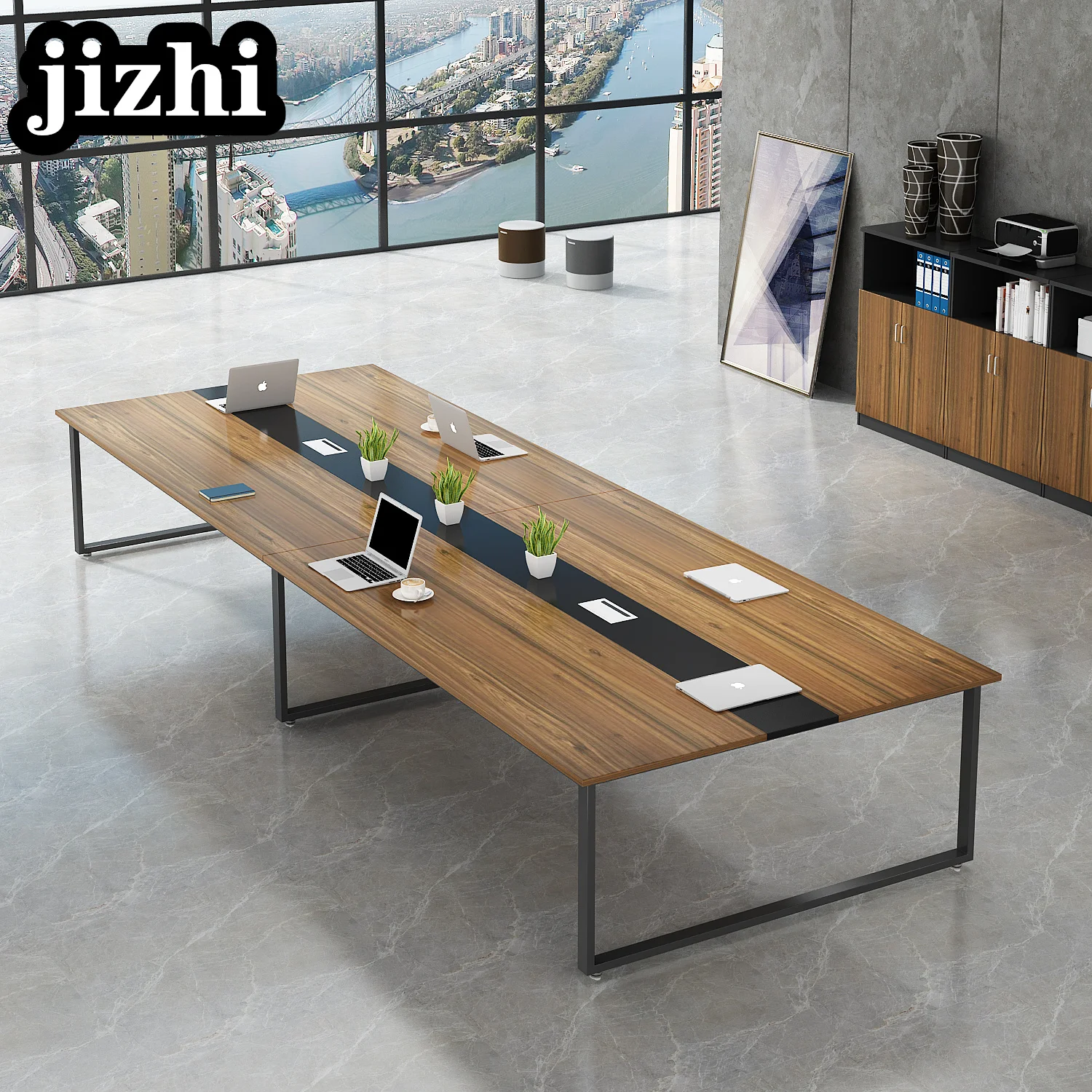 Modern Simple Design Conference Table 8 Seaters Big Meeting Table Mesa ...