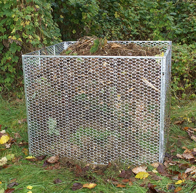 Heavy Duty Garden Komposter Galvanized Expanded Mesh Compost Bin - Buy ...