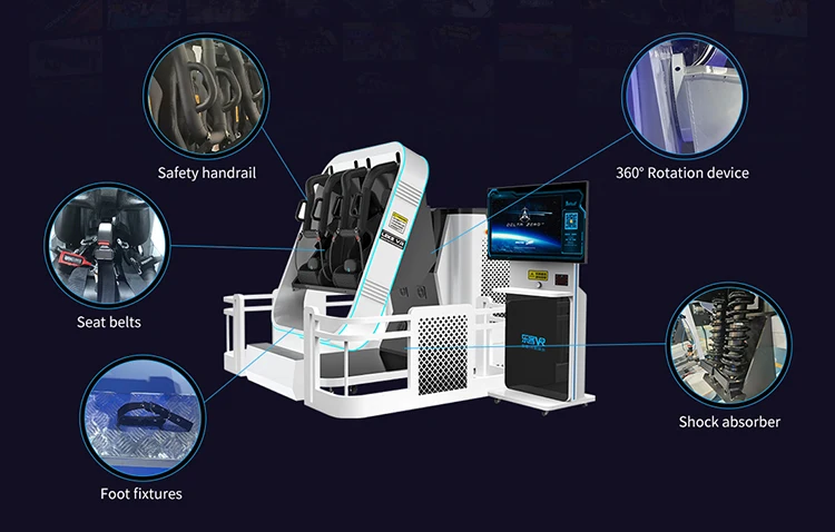 Leke Vr 360 Flying Cinema Amusement Park 360 Degree Rotation 9d Vr ...