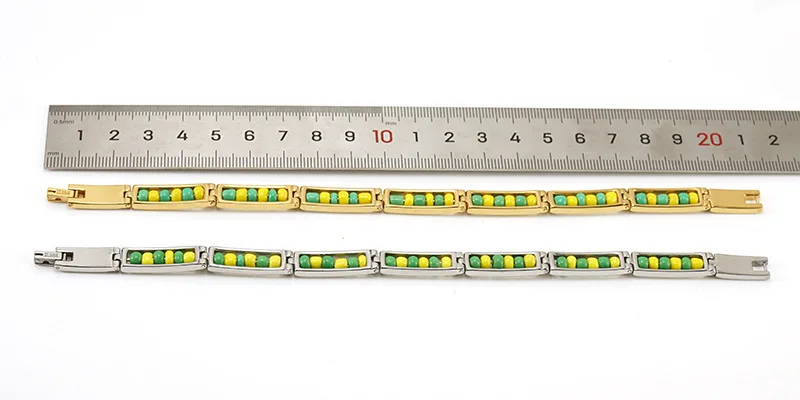 Tone Green Yellow Santeria Babalawo Orula Bracelets