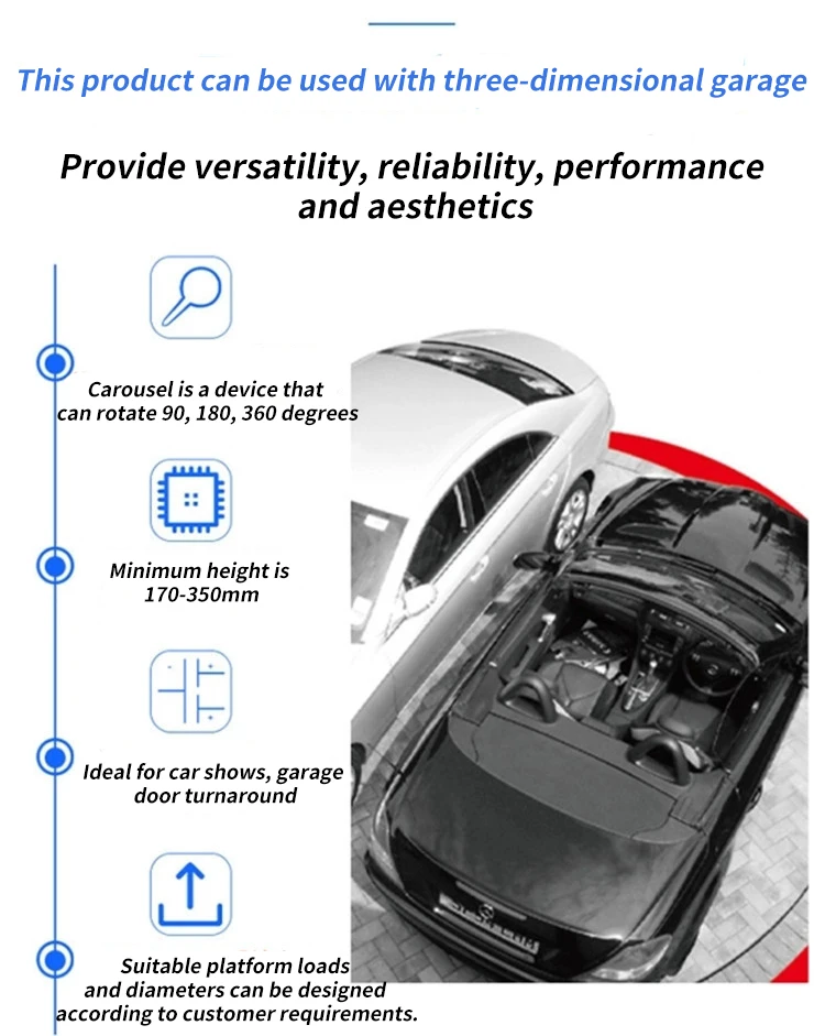 360 Degree Car Rotating Platform 3000kg - Ideal for Display