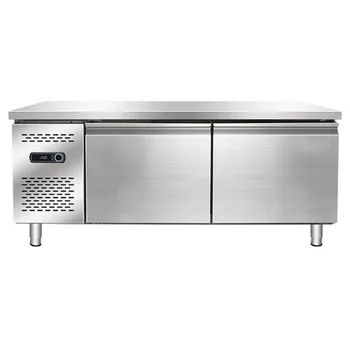 Stainless Steel Kitchen Worktable Refrigerator Work Bench Cooler Fridge ...