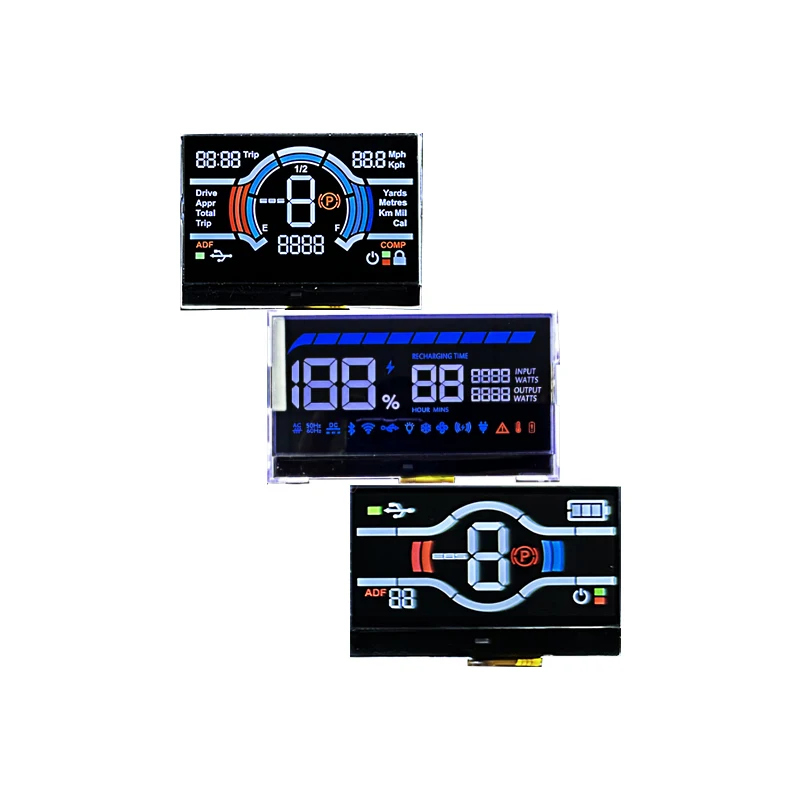 Customization Of Va Segment Code Screen For Direct Supply Of Color Multi-color Lcd Display ...