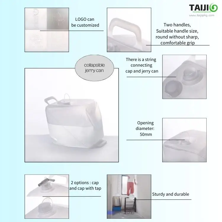 20L Collapsible Jerry Can - Durable Water Container