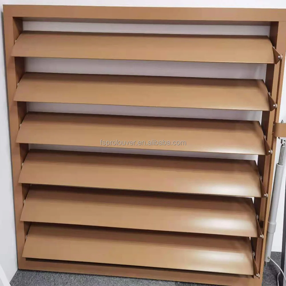 Aerofoil Motorised Louver Window - Modern & Durable Design