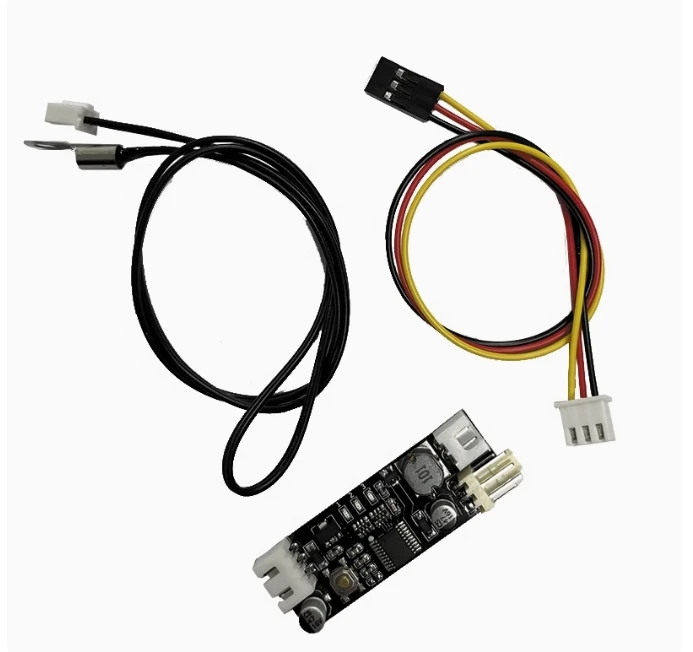 Single 12V 0.8A DC PWM 2-3 Wire Fan Temperature Control Speed Controller Chassis Computer ...