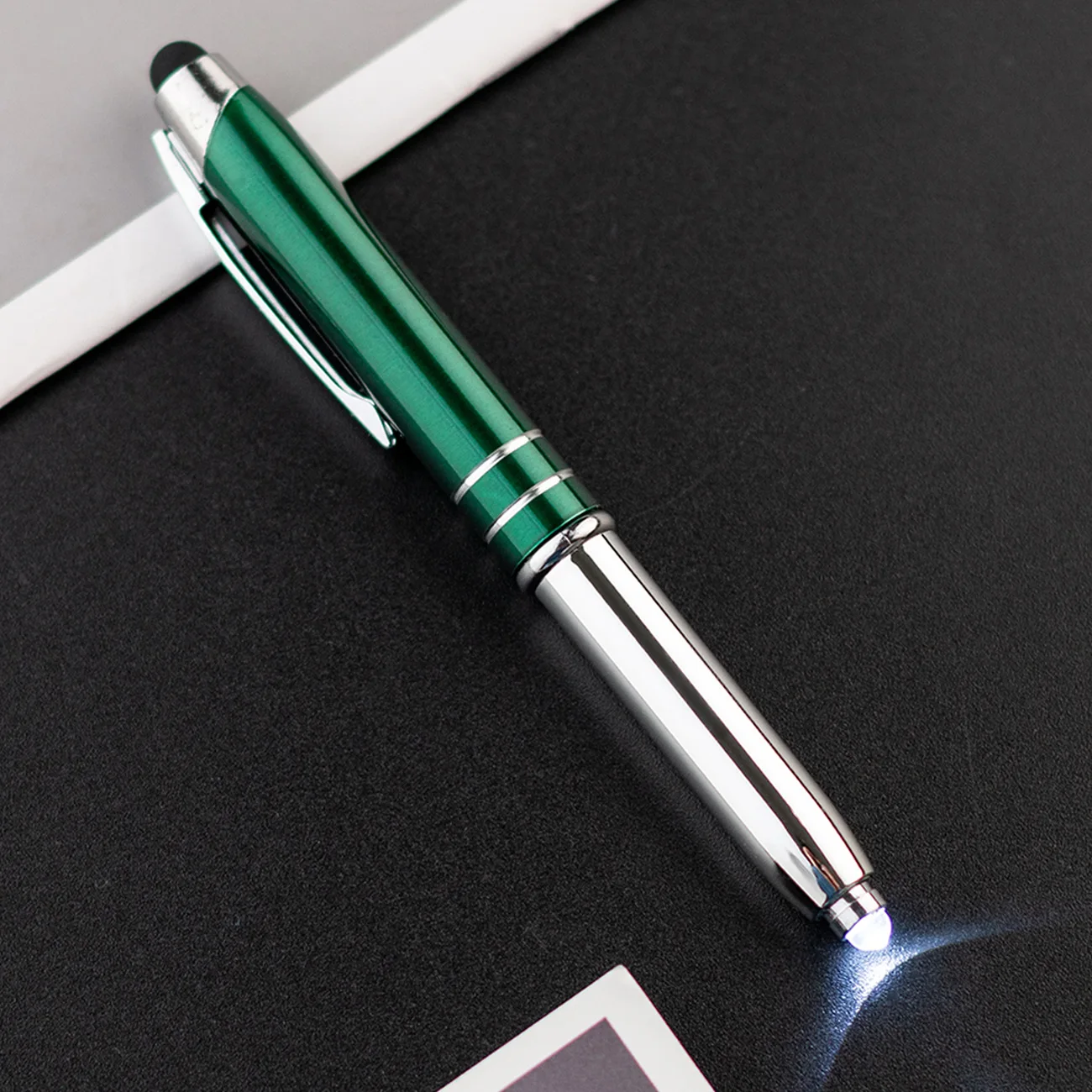 Jw887 Custom 3 In 1 Multifunction Stylus Led Light Pen With Logo Print ...