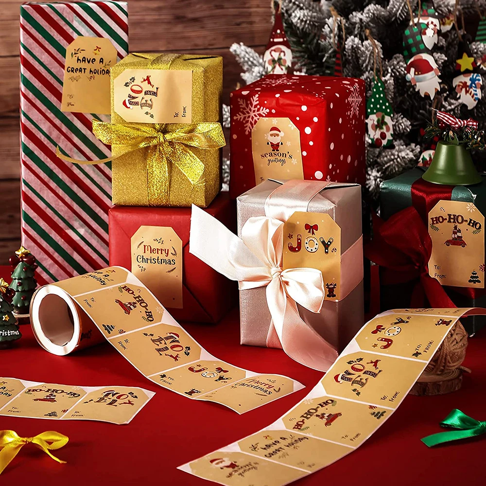 Etiquettes Custom Self Adhesive Roll Etiqueta Gift Deco Name Tag ...