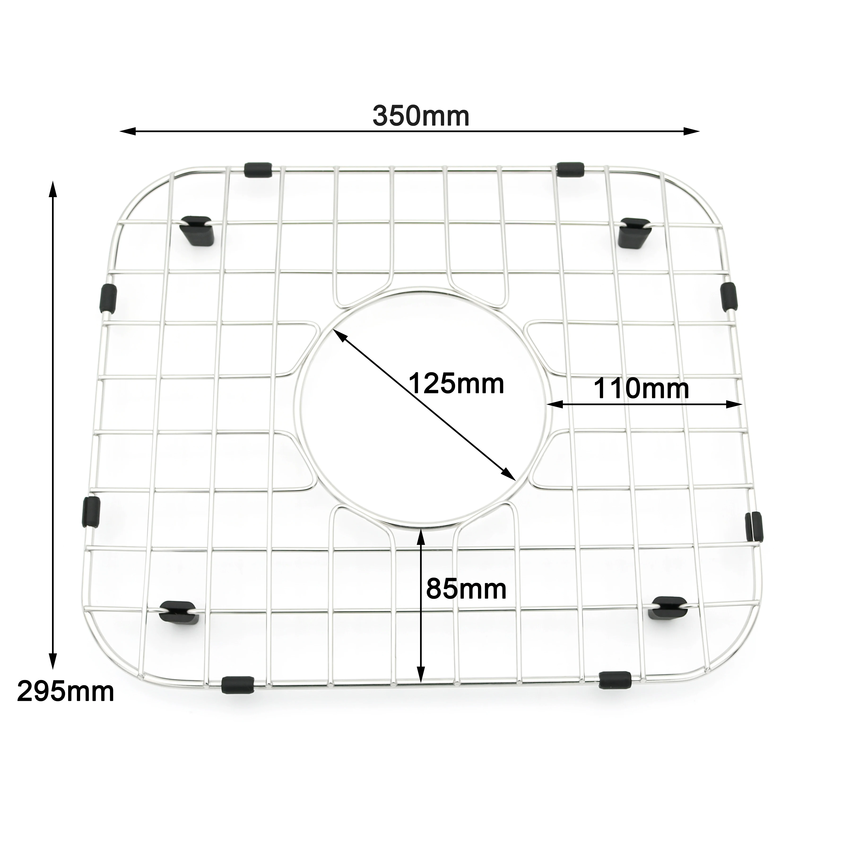 Oem Stainless Steel 304 Sink Bottom Grid Rack Kitchen Sink Protector ...