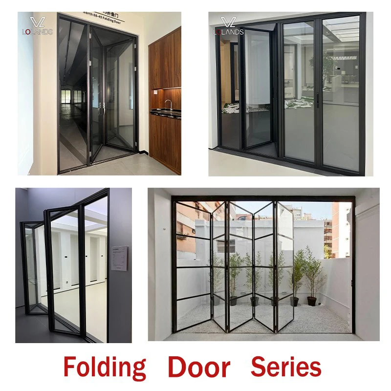 Aluminum Bi-folding Window Folding Door Window System - Buy Double ...