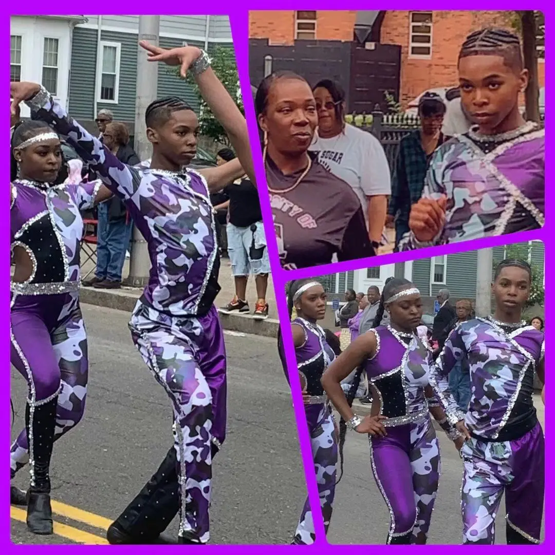 Shiny Performance Oem Dance Wear for Girls Competition Purple Majorette ...