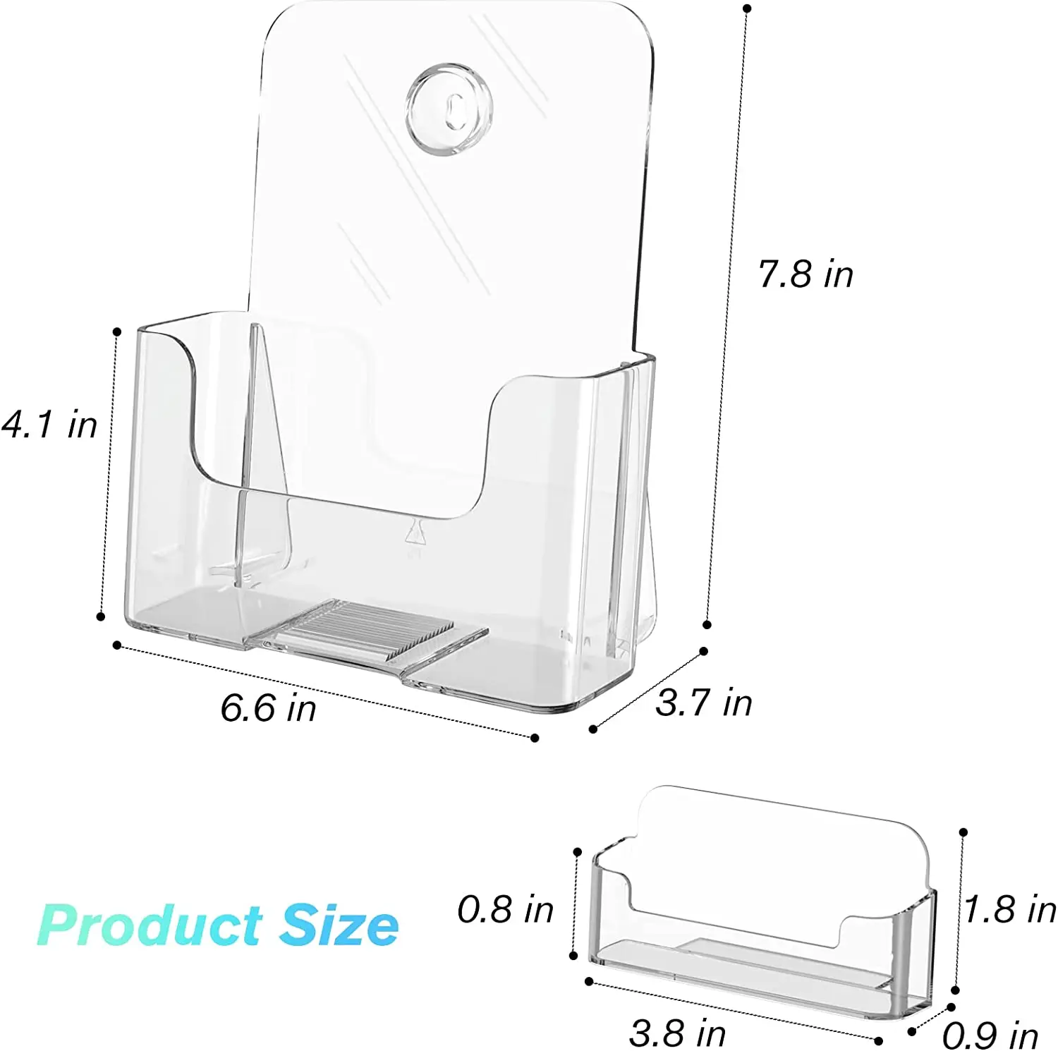 Wholesale Premium Tabletop Clear Acrylic Brochure Holder For Desk ...