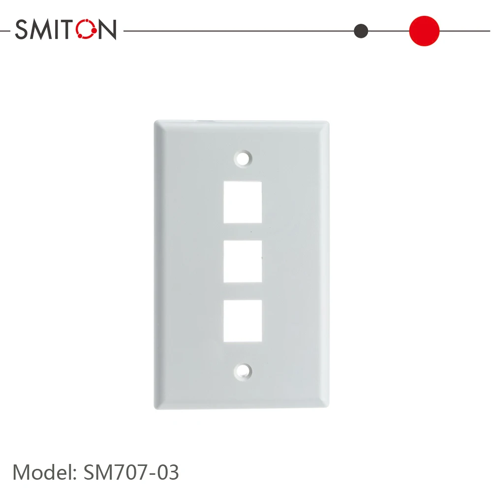 3 Ports Wall Face Plates - Buy 3 Ports Face Plates,3 Ports Wall Face ...