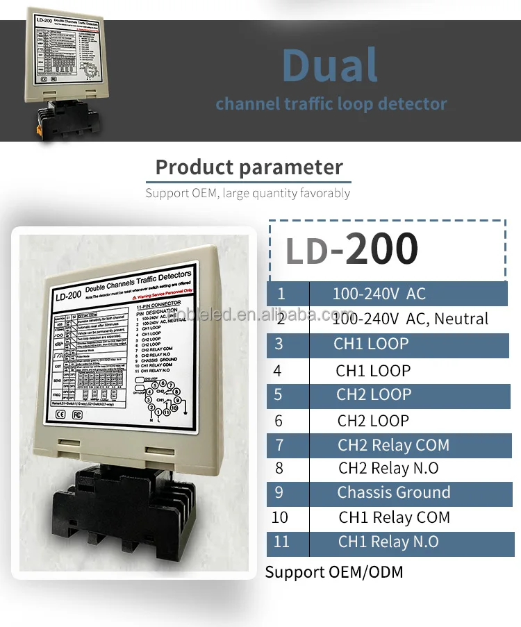 Parking System Car Detector Single Way Inductive Loop Vehicle Detector - Buy Dual Channel Metal ...