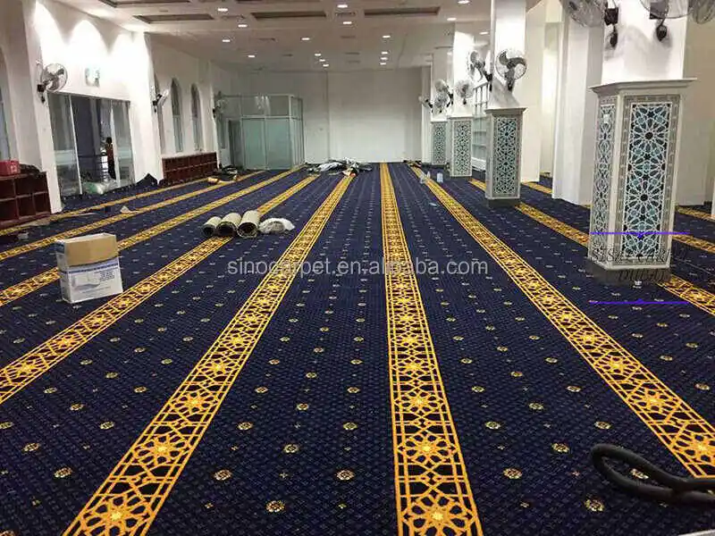 Nylon Mosque Carpet - Prayer Mar Muslim Mosque Prayer Roll