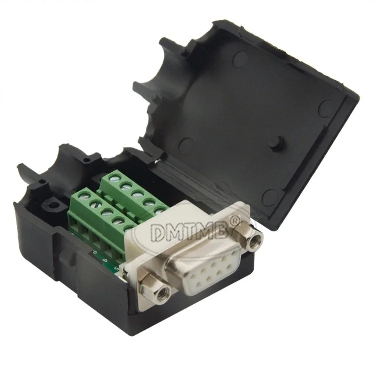 DB9 Serial Port Connector RS232 RS485 9 Pin D-Sub Male Female Plug Jack ...