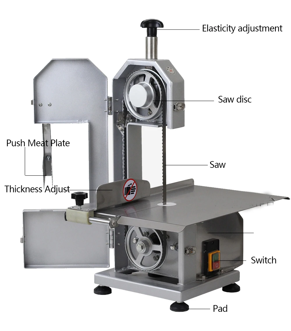 Multi-function Electric Frozen Meat Bone Cutting Machine High Quality ...