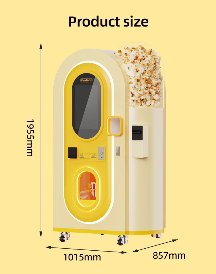 Automated Visual Window Popcorn Vending Machine Supplier - Buy ...