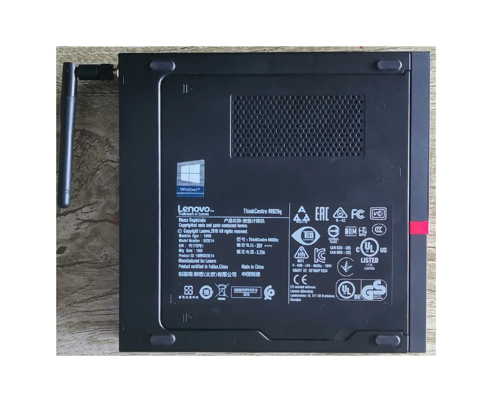 Thinkcentre M910X Core I7-6TH 16G-DDR4 512G-SSD 90W Win10