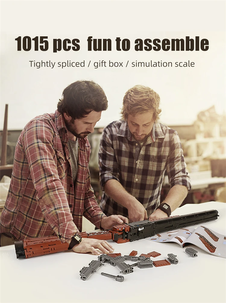 Wholesale Mould King 14016 Double-Barreled Shotgun DIY Toy