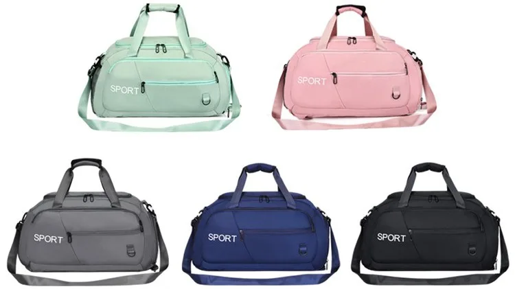 New 2 In 1 Fitess Shoes Compartment Waterproof Duffle Bag Backpack ...