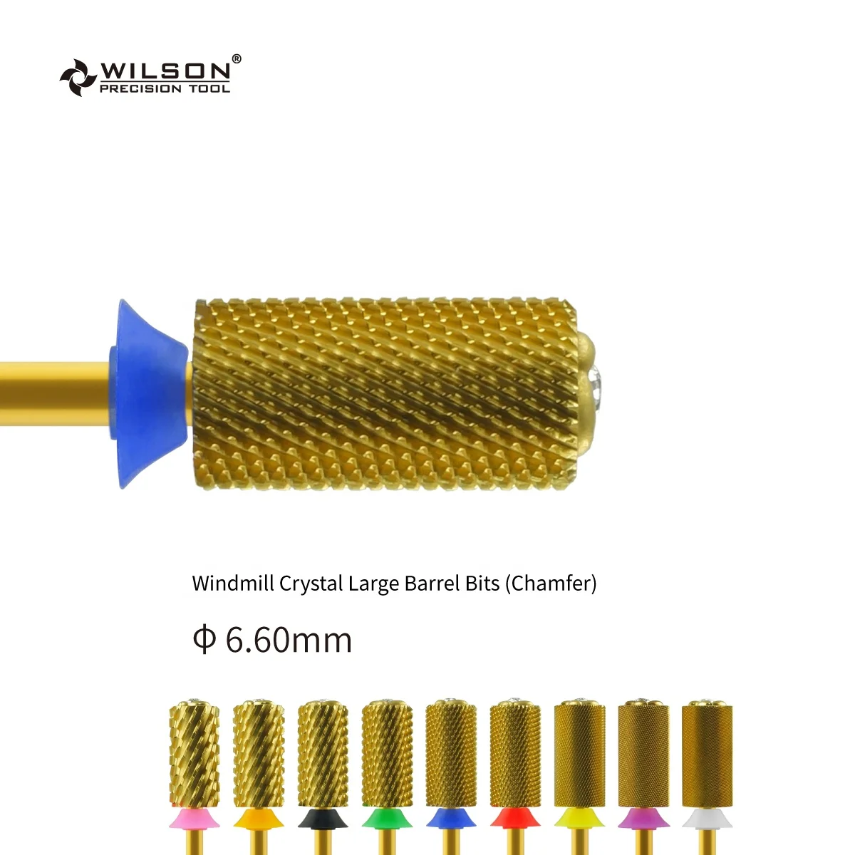 Windmill Crystal Large Barrel Bits-Chamfer TiN Coating Professional ...