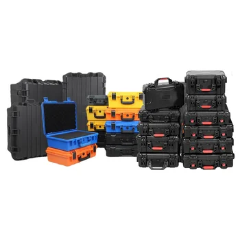 Custom Empty Hard Plastic Flight Tool Case Trolley Heavy Duty ...