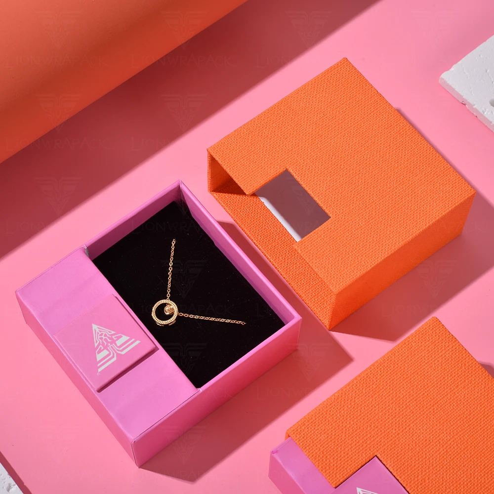 Lionwrapack Jewelry Box Customization Drawer Paper Jewelry Box Bracelet ...