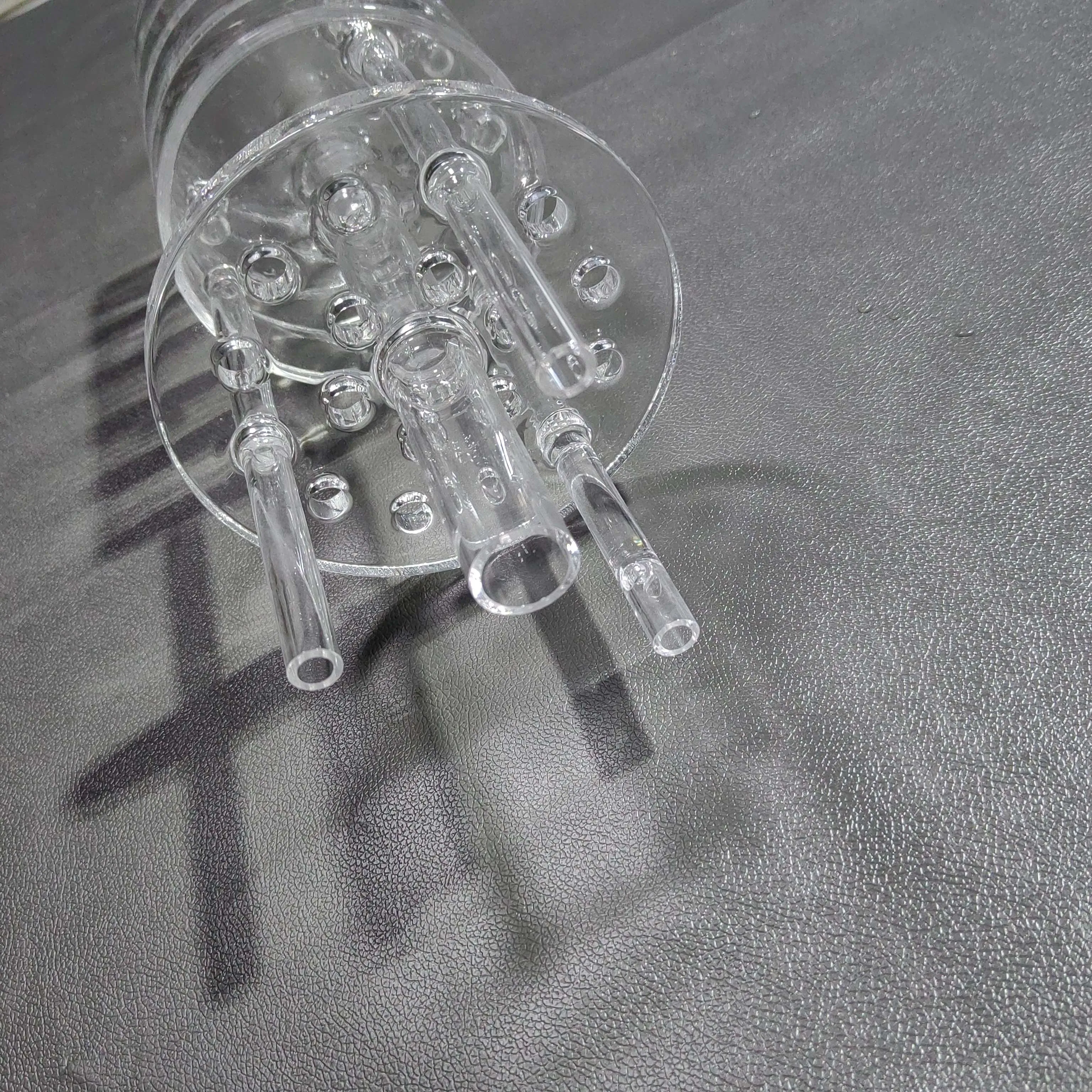 Laboratory Customized Special Boat Trough Quartz Cooling Tube Quartz ...