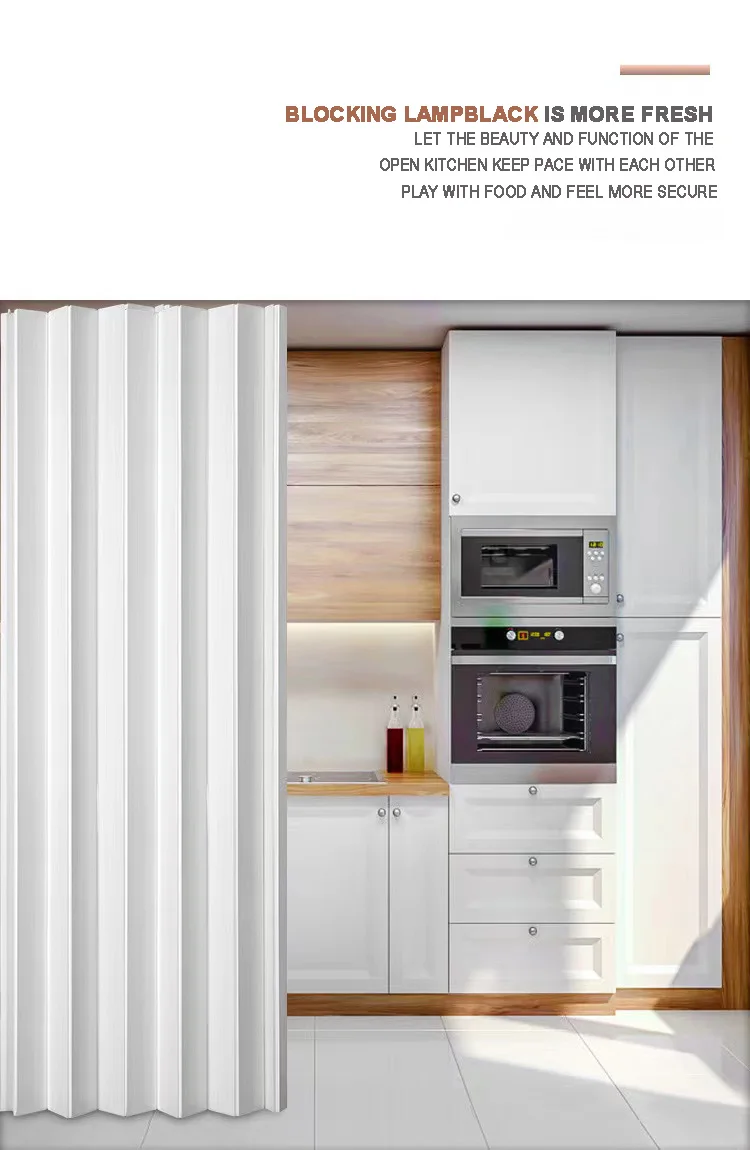 Pvc Accordion Partition Wall Doors Toilet Interior Folding Sliding Pvc ...