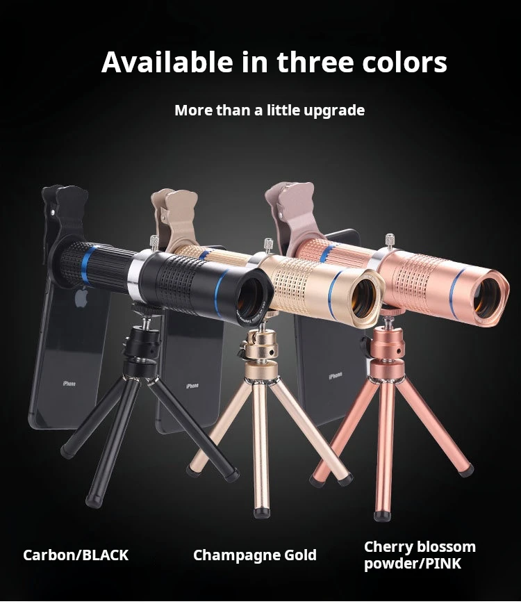 26X Phone Telephoto Lens All Metal Mobile Phone Telephoto Lens with ...