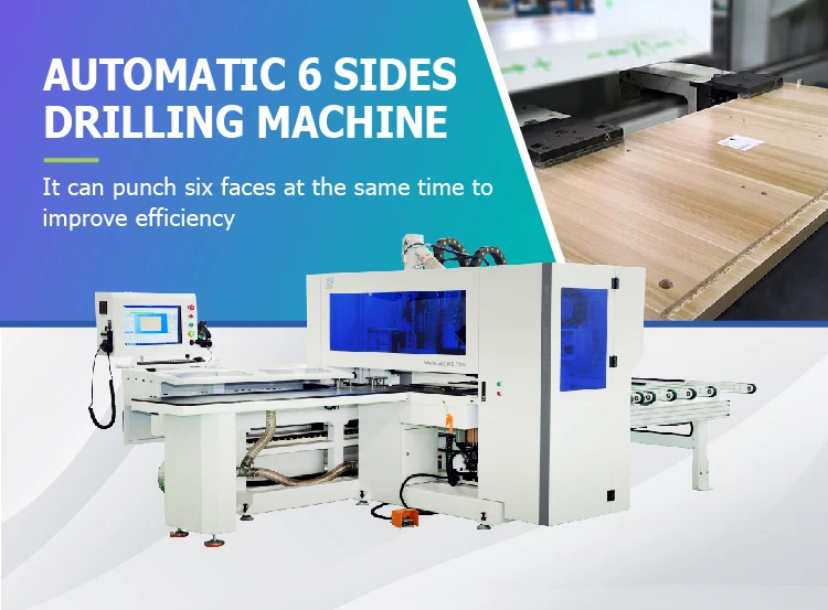 Six 6 Sides Cnc Multi Drilling Machine Multiple Hole Machines Wood ...