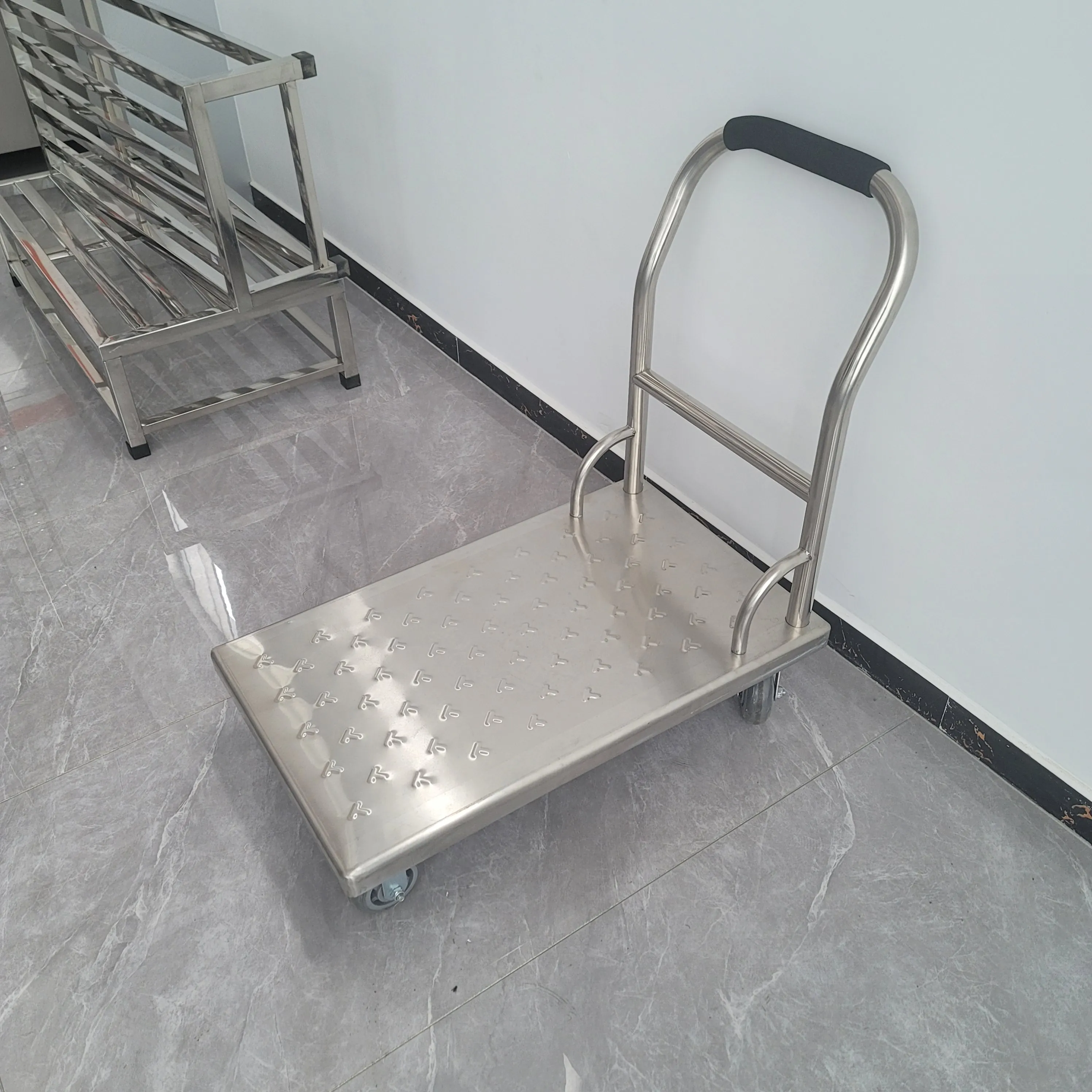 Commercial Kitchen Mobile Stainless Steel Flour And Rice Oil Water ...