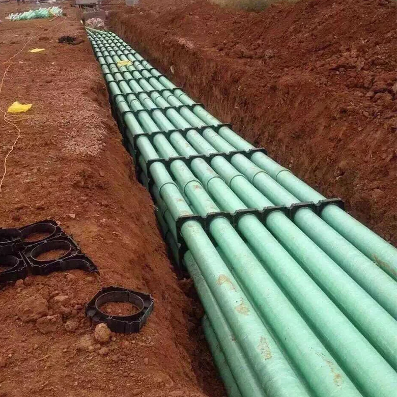 Chemical Underground Sewage Glass Fiber Mortar Pipe Large Diameter 1000mm Grp Frp fiberglass ...