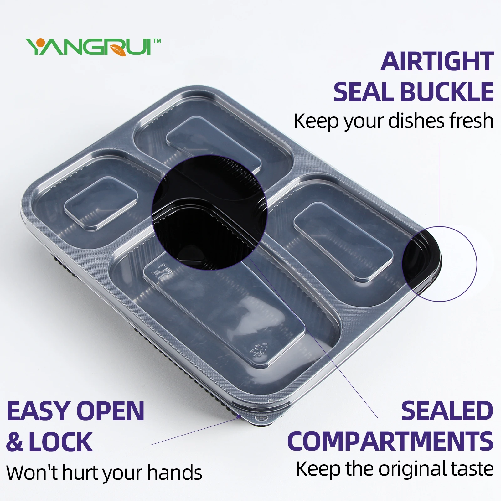 Microwavable Food Boxes For Lunch Leak Proof To Go Boxes For Food Hot ...