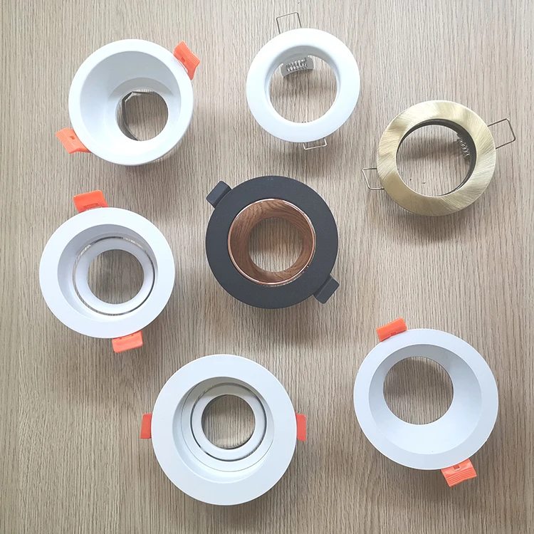 Square Adjustable Downlight Fixture - Recessed Gu10 Mr16 Led Ceiling Light